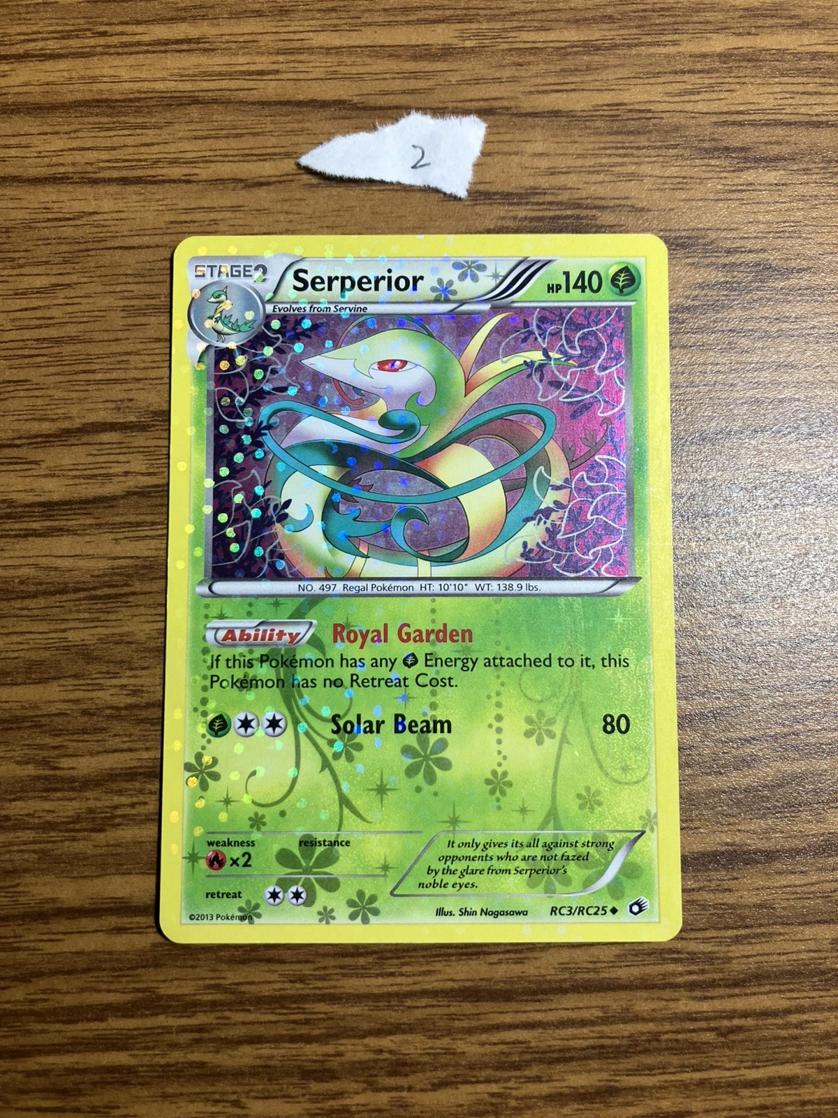 Serperior 2013 Black & White: Legendary Treasures #RC3/RC25 Radiant ...