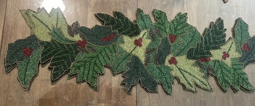 Food Network Holiday Beaded Centerpiece 13 x 36 Table Runner | eBay