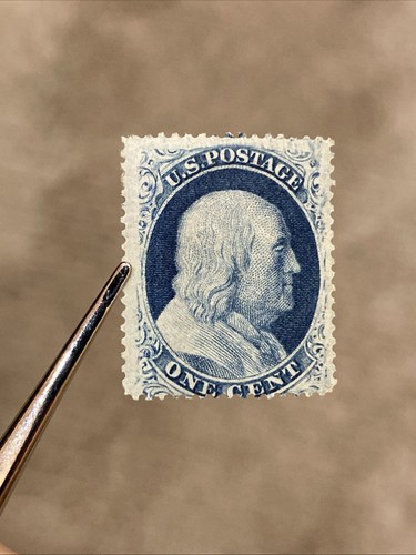 US Scott # 24 MINT / MLH OG 1 ¢ Franklin Fresh Colors A4 | eBay