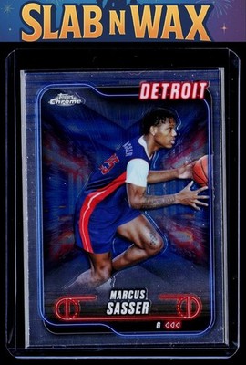 2024-25 Topps Chrome Marcus Sasser #49 Detroit Pistons | eBay