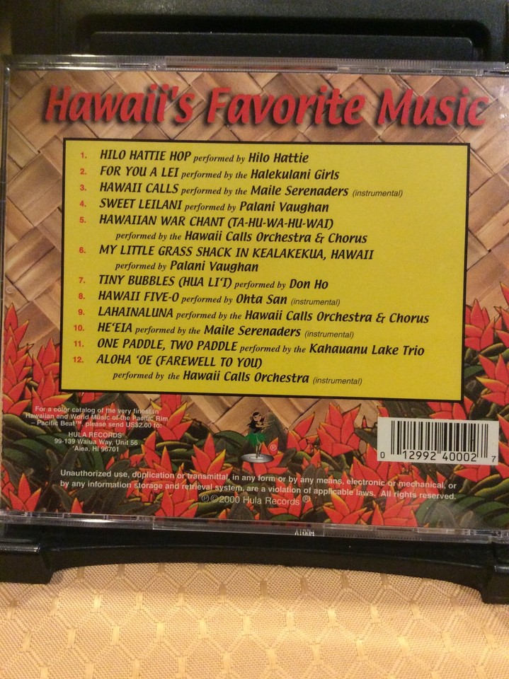 Hawaii's Favorite Music - CD | eBay