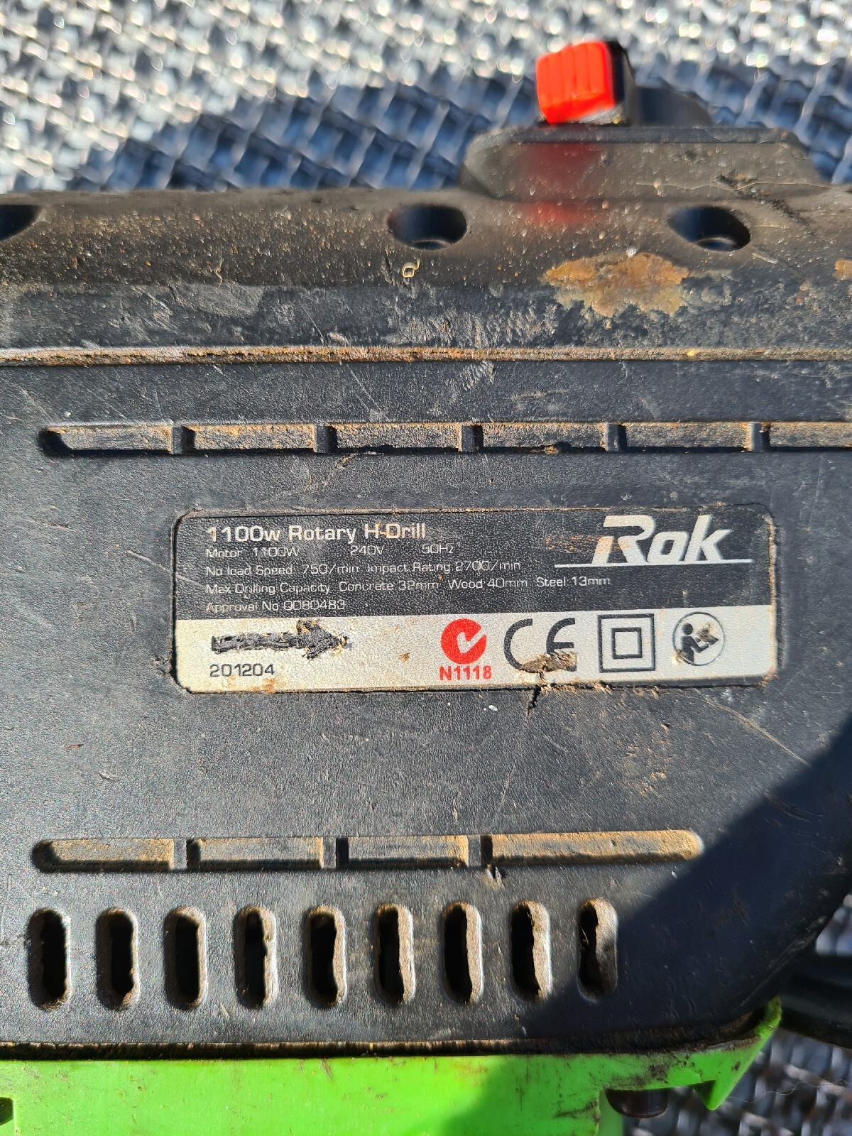 Rok Rotary Hammer Drill 1100w | eBay