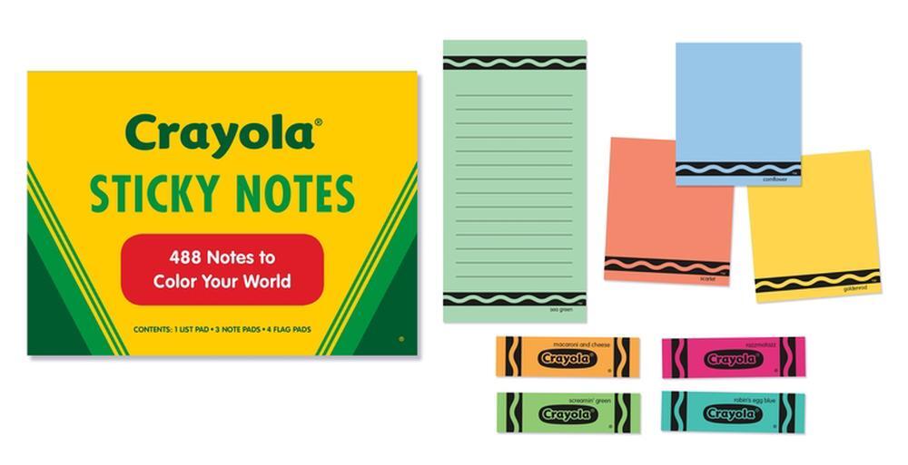 Crayola+Sticky+Notes+%3A+488+Notes+to+Color+Your+World+by+Crayola+LLC+ ...