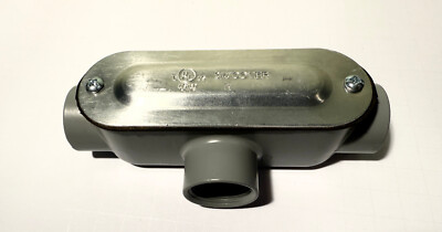 2pk Conduit Body Type LT "R" Series, 3/4" Aluminum Die Cast **SHIPS ...