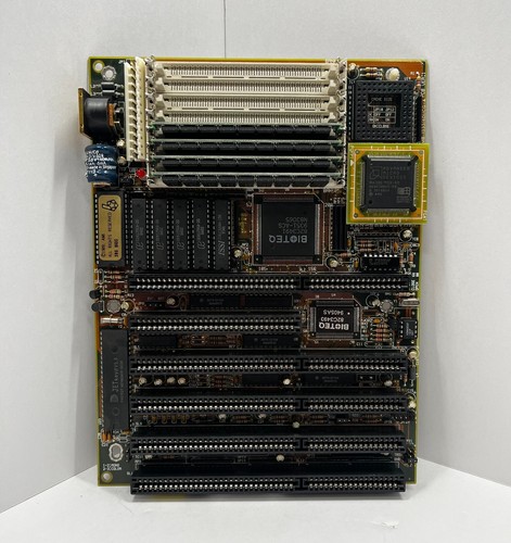386 Bioteq MB-1333/40UCG-B Ver. 1 Motherboard AMD 386DX40 CPU 4 MB RAM ...