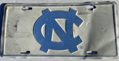vintage UNC Tarheels car tag license plate | eBay