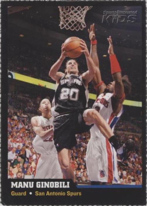 2006 Sports Illustrated for Kids Series 4 - Manu Ginobili #23 for sale ...