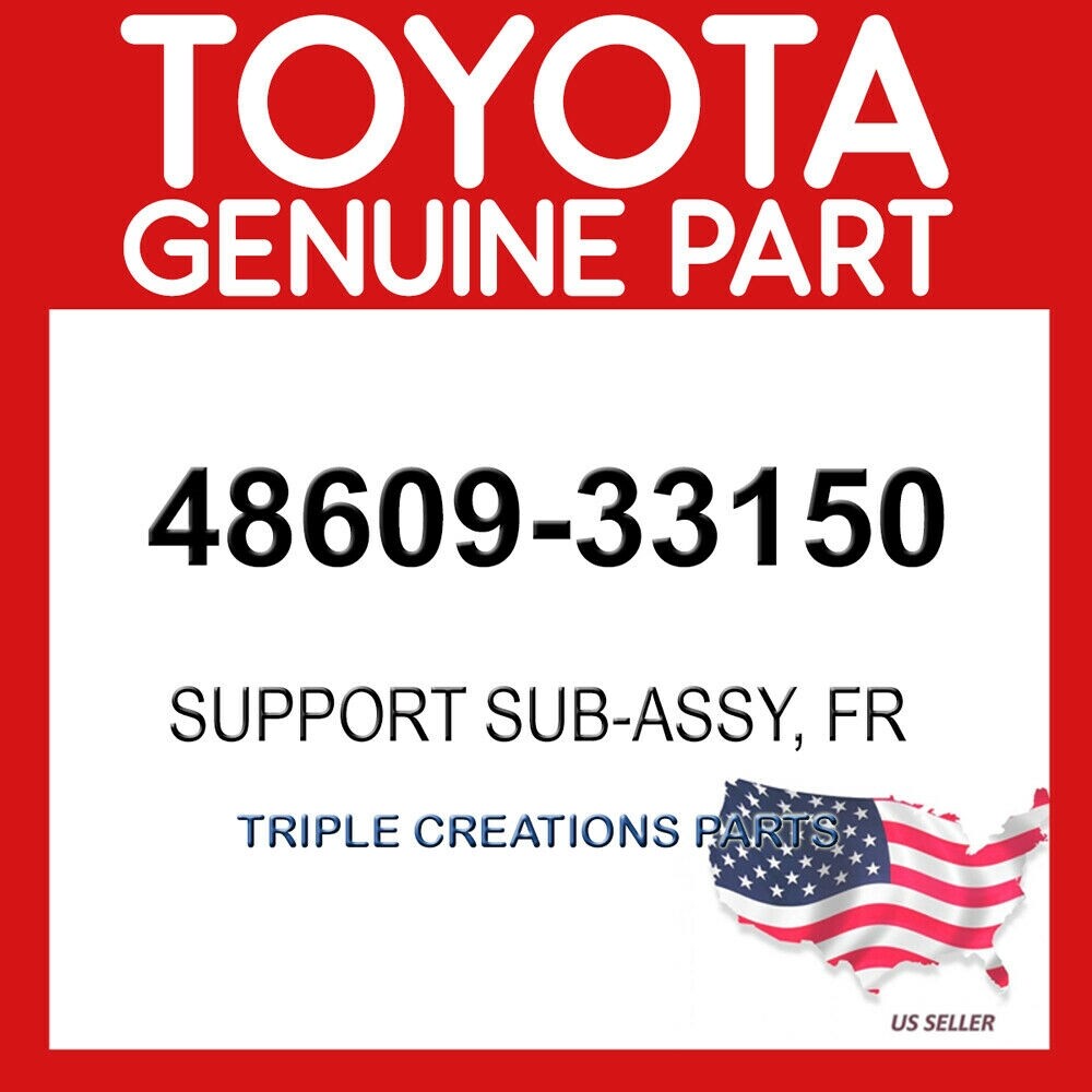 TOYOTA GENUINE 4860933150 SUPPORT SUB-ASSY, FRONT SUSPENSION, RH/LH ...