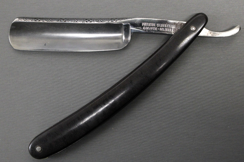 Feinster Silberstahl Garantie Solingen Fancy Spine Black Handle ...