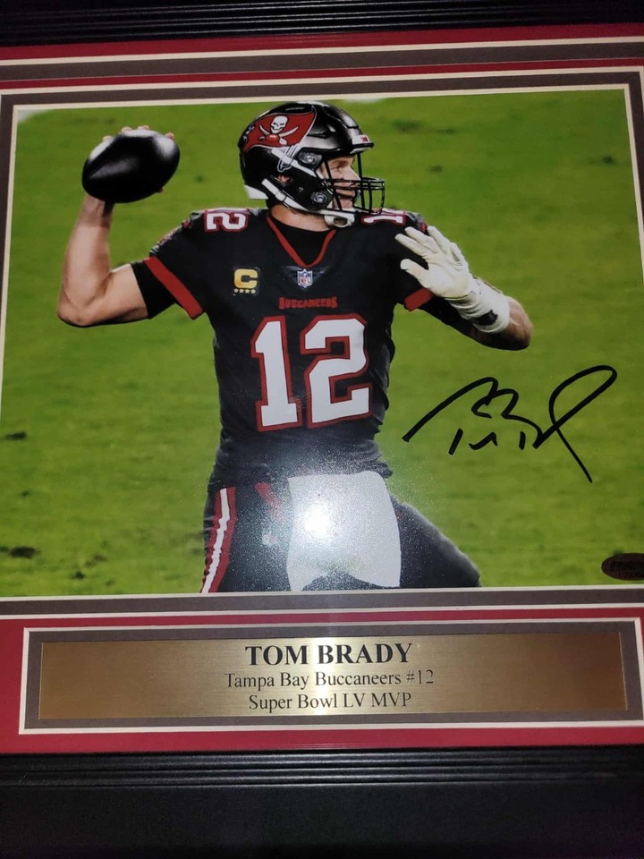 Tom Brady Certified Autograph Super Bowl LV MVP #12 Bucs COA Number 4 ...