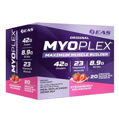 Myoplex Meal Replacement Beverage 64oz 42g Protein BCAA Muscle Recovery ...