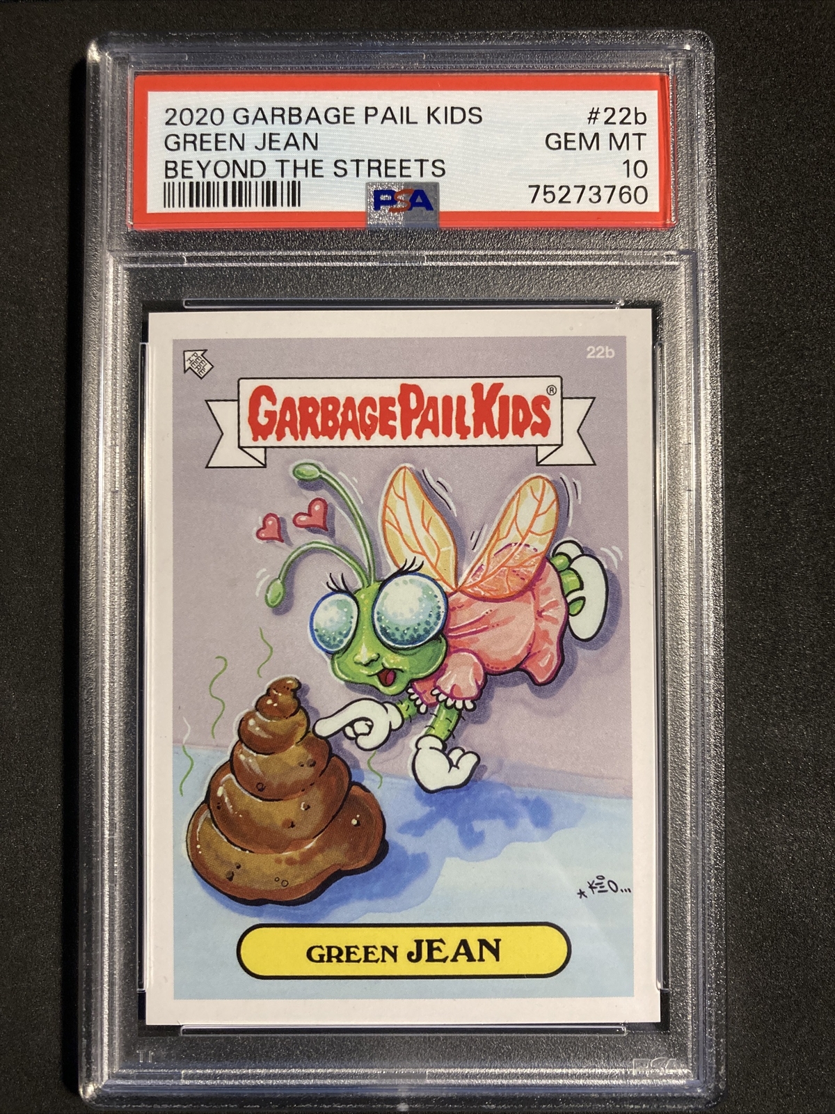 2020 GPK Beyond The Streets #22b Green Jean KEO PSA 10 Gem Mint POP 1 ...