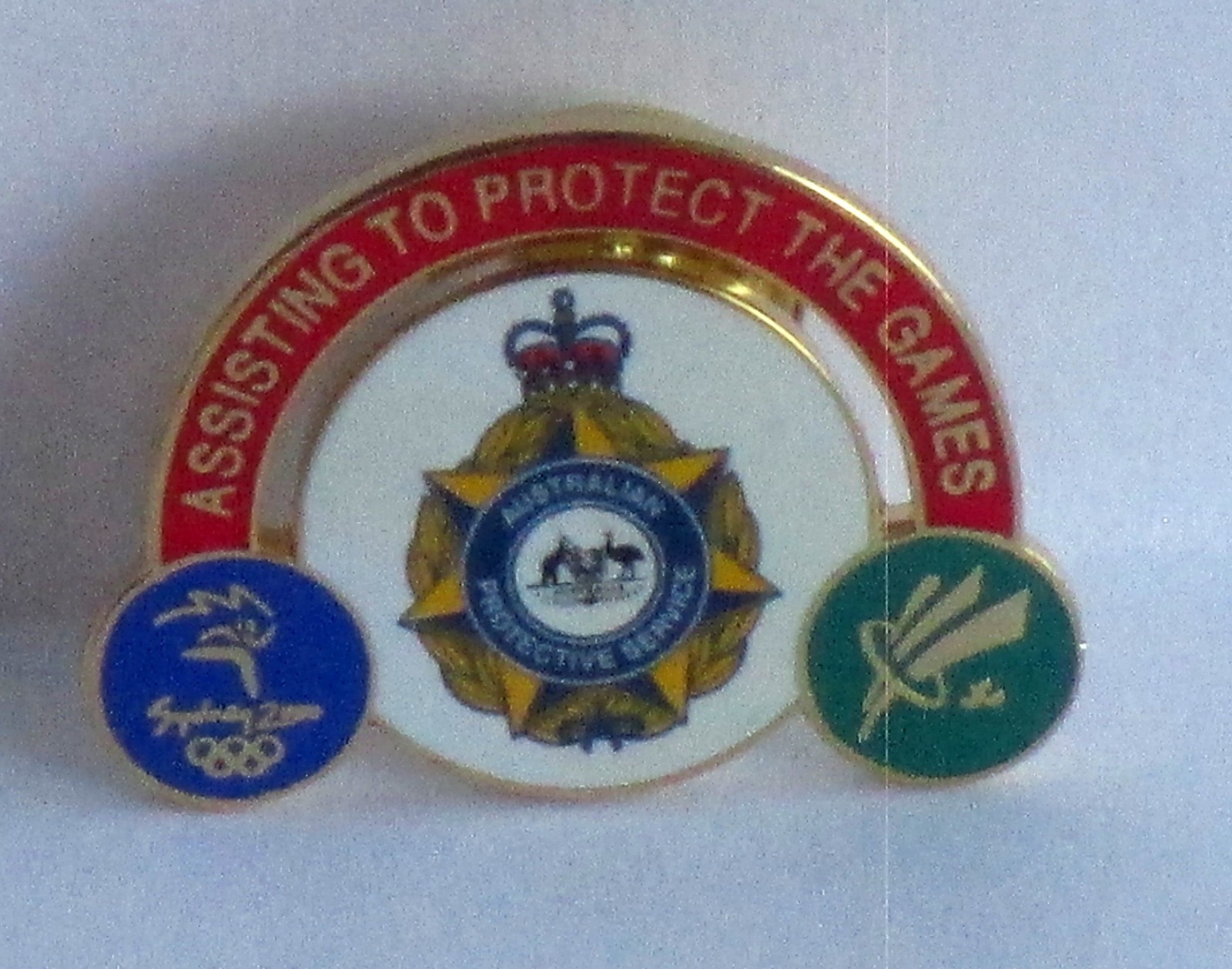 AUSTRALIAN PROTECTIVE SERVICES SYDNEY 2000 OLYMPIC GAMES RARE PIN BADGE ...