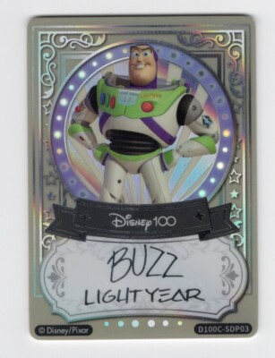 Card Fun Disney Carnival Toy Story Buzz Lightyear Auto Silver Signature ...
