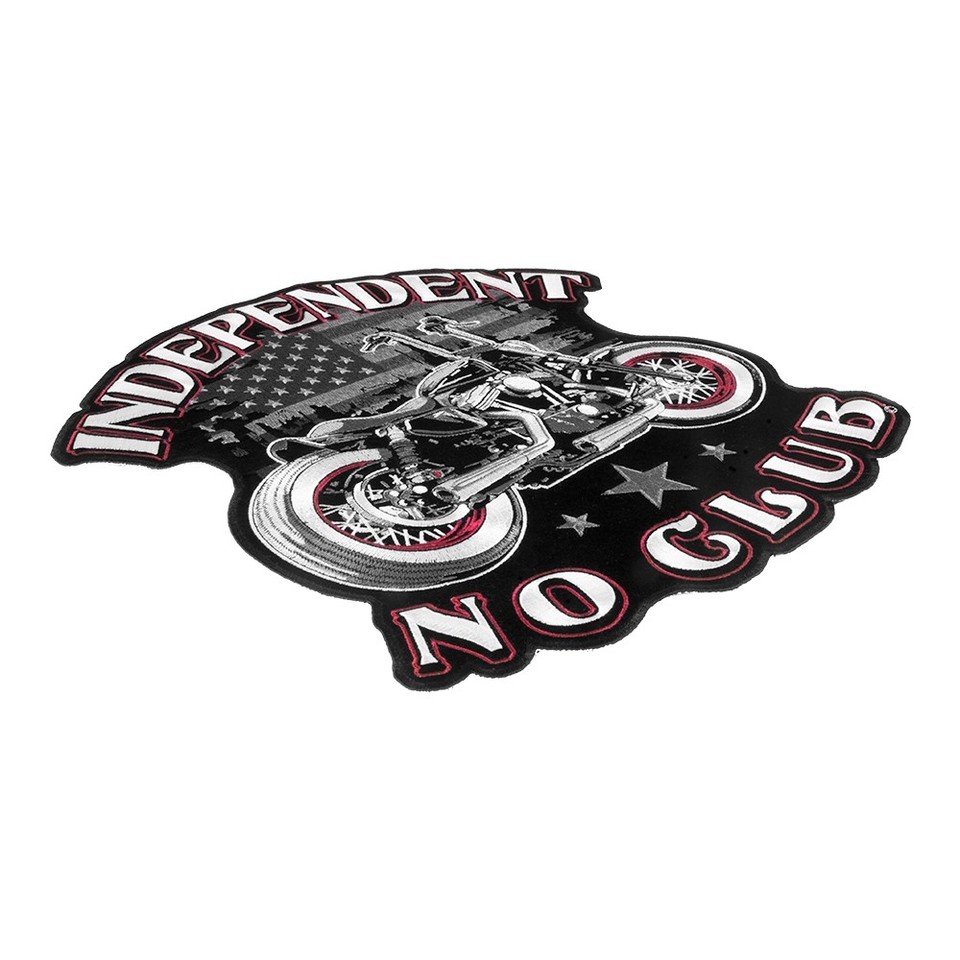 Independent No Club U.S. Flag Biker Patch, Motorcycle Patches | eBay