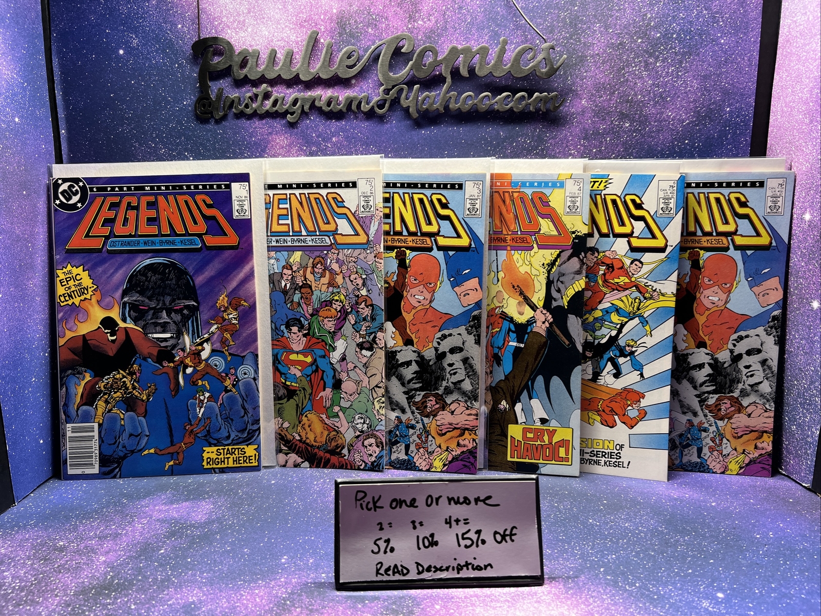 Pick-Legends #1 2 3 4 6 DC Comics Amanda Waller 1st JLA International ...