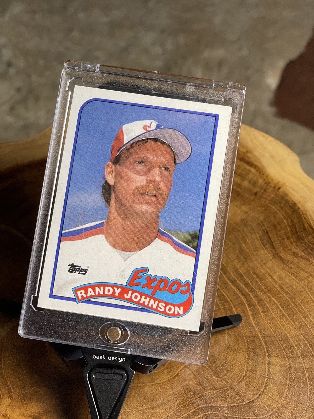 1989 Topps Randy Johnson Rookie RC #647 Montreal Expos Seattle Mariners ...