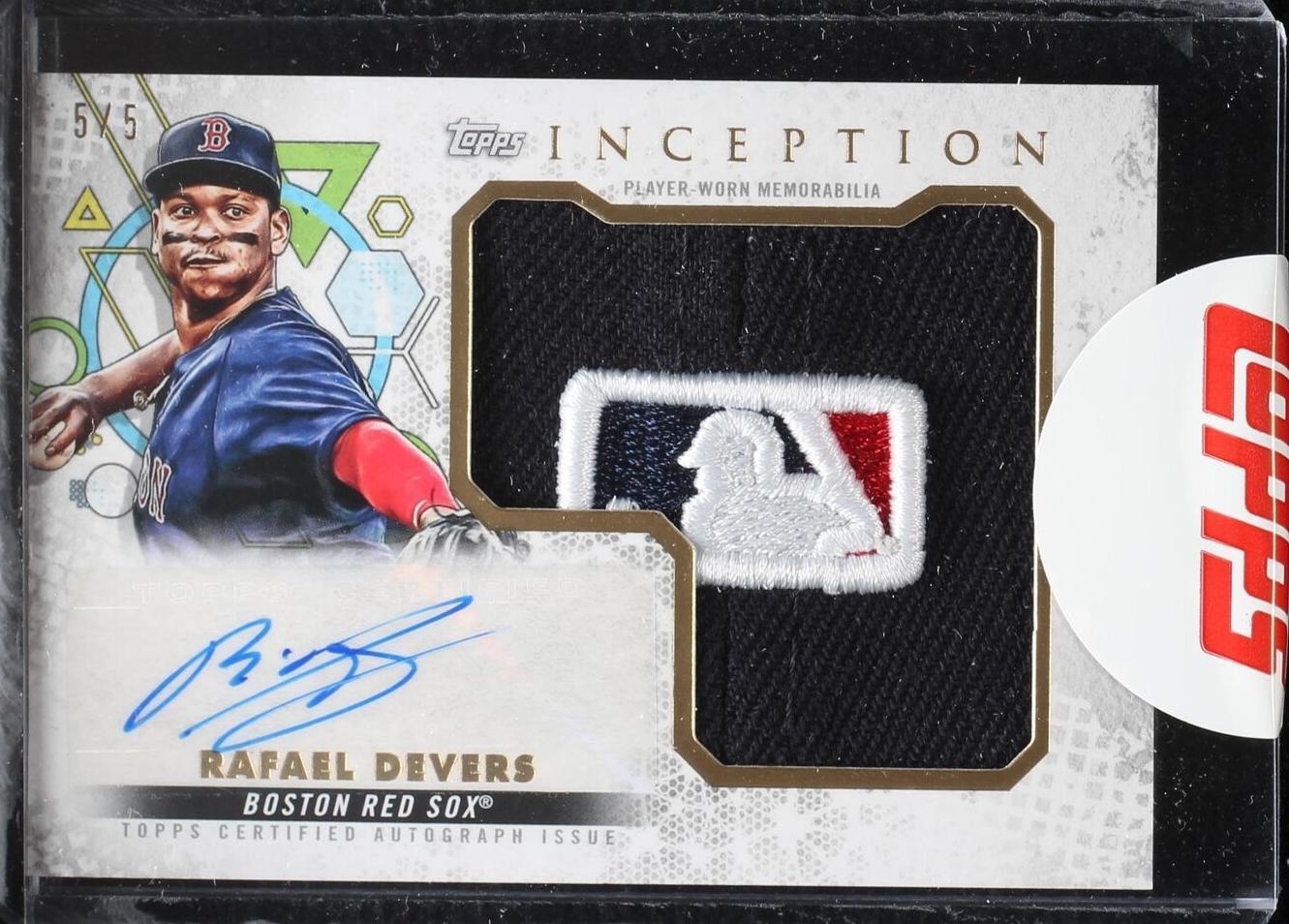 2022 Topps Inception - Inception Autograph Jumbo Hat Patch Rafael ...