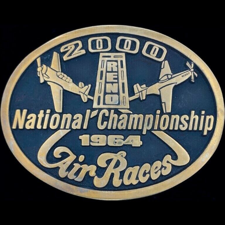 Brass 00 Reno Air Race Show Championship Aviation Air… - Gem