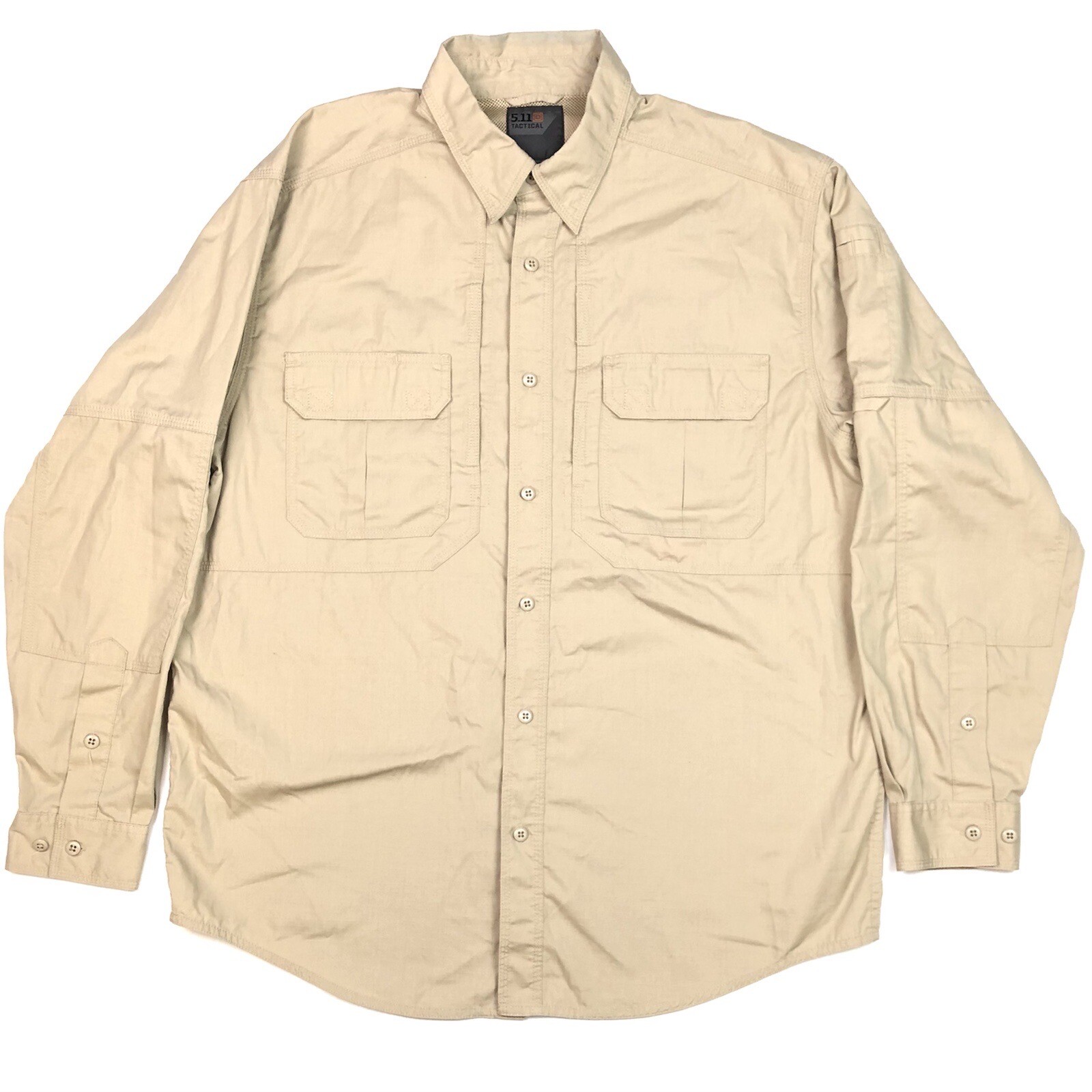 5.11 Tactical Beige Taclite Pro Long Sleeve Ripstop Vented Shirt Men’s ...