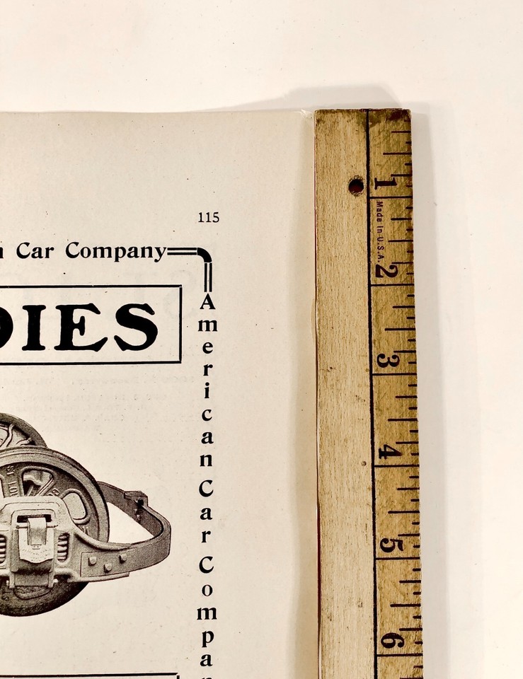 Antique 1902 Saint Louis Streetcar Manufacturing Co Advertising RARE | eBay