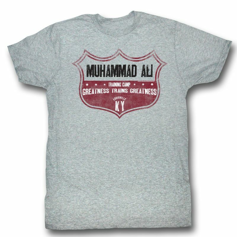 Muhammad Ali Ali Crest Gray Heather Adult T-Shirt | eBay