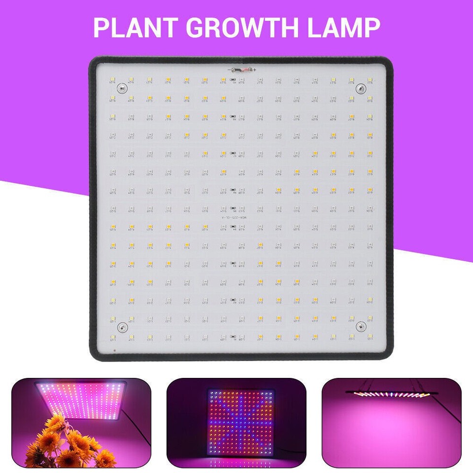 8500W 225 LED Grow Light Panel Full Spectrum Lamp for Indoor Plant Veg ...