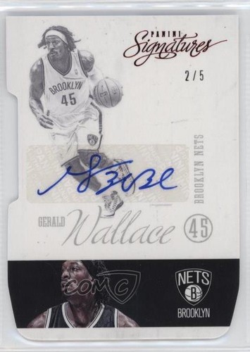 2012-13 Panini Signatures Red Die-Cut /5 Gerald Wallace #89 Auto | eBay