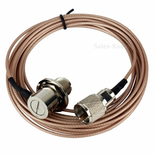 5M/16.4FT LOW LOSS COAXIAL FEEDER CABLE RG-316 HAM AMATEUR RADIO ...