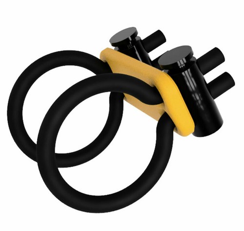 Double 6mm conductive rubber loops / TENS / estim / electrode / et312 ...