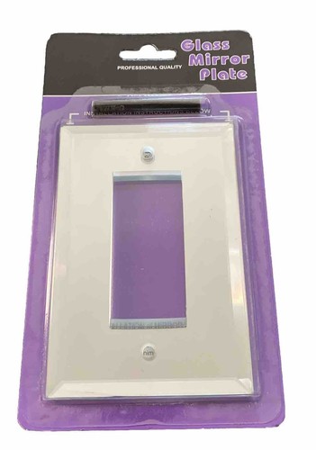 Vintage Art Deco Hollywood Beveled Mirror Decora Rocker Switch Plate ...