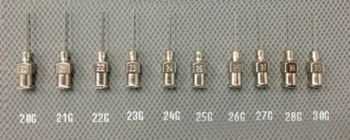 Industrial Blunt stainless steel dispensing syringe needle 1" 14 pc ...