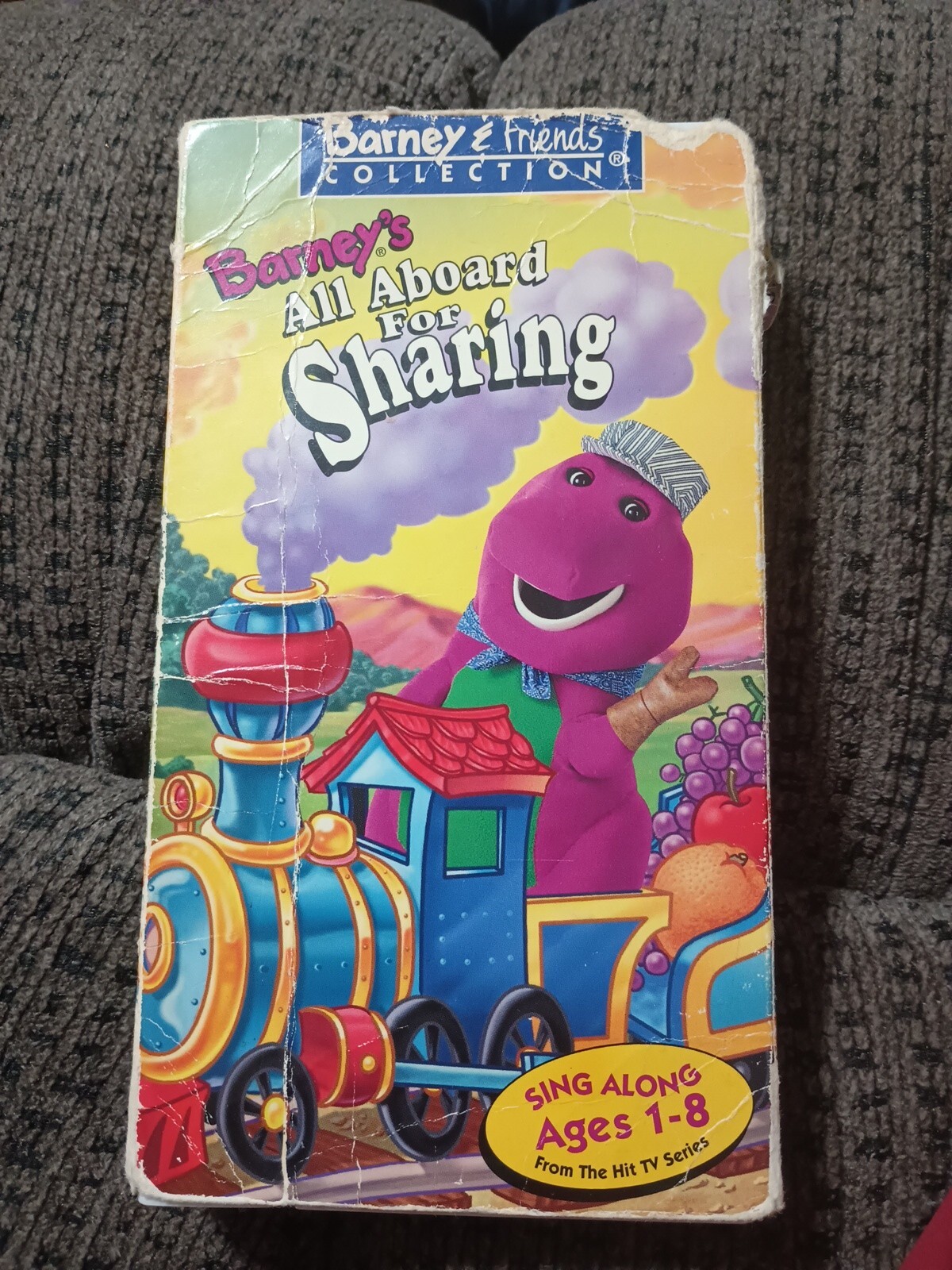 Barney & Friends: Barney’s All Aboard for Sharing (VHS, 1996) TESTED ...