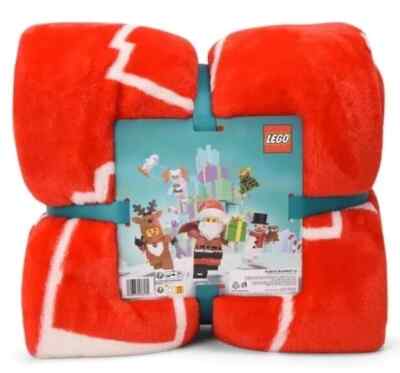 LEGO Christmas VIP Candy Cane Fleece Blanket - NEW SEALED | eBay Australia