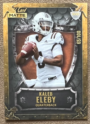 Kaleb Eleby 2022 Wild Card Matte Weekend Warrior Orange #WW-29 /100 ...
