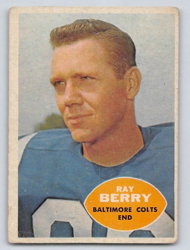 1960 RAY BERRY - Topps Football Card - # 4 - BALTIMORE COLTS | eBay