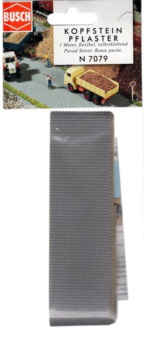 N Scale Busch Gmbh & Co Kg 7079 Flexible Self Adhesive Cobblestone Road ...