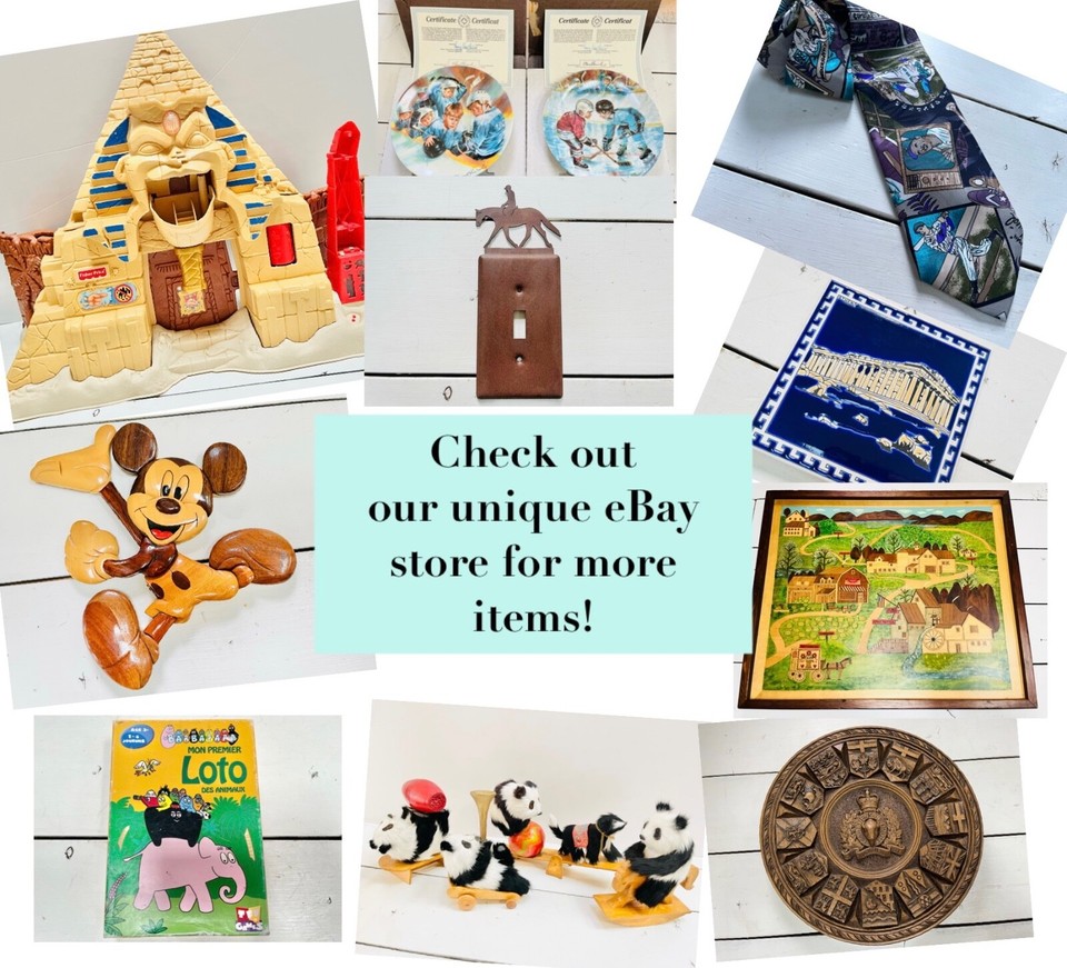 Vintage Miniature 1960s NHL Hockey Sticks Cereal Nets Plastic 6" Lot of ...