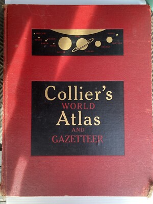 1958 COLLIER’S WORLD ATLAS AND GAZETTEER MAPS and HISTORY Very Good | eBay