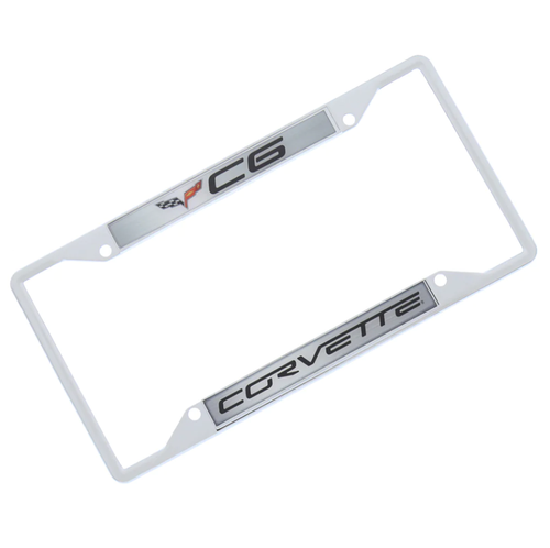 Corvette C6 Steel License Plate Frame | eBay