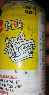 Vintage Liquid Fire Starting Fluid Diesel & Gasoline Engines metal Top ...