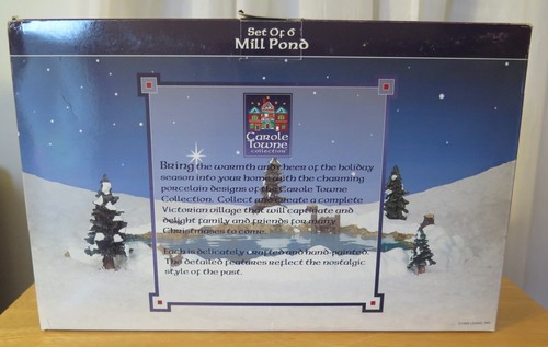 Lemax Carole Town Collection Set of 6 Mill Pond Christmas Village ...