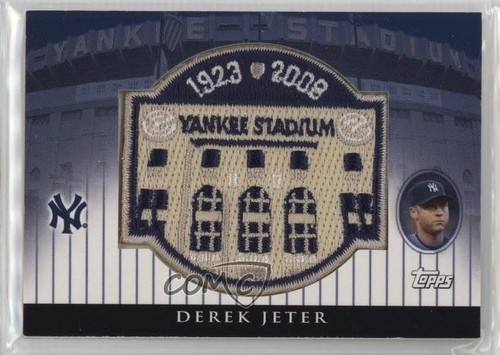 2008 Topps New York Stadiums Commemorative Manufactured Derek Jeter ...