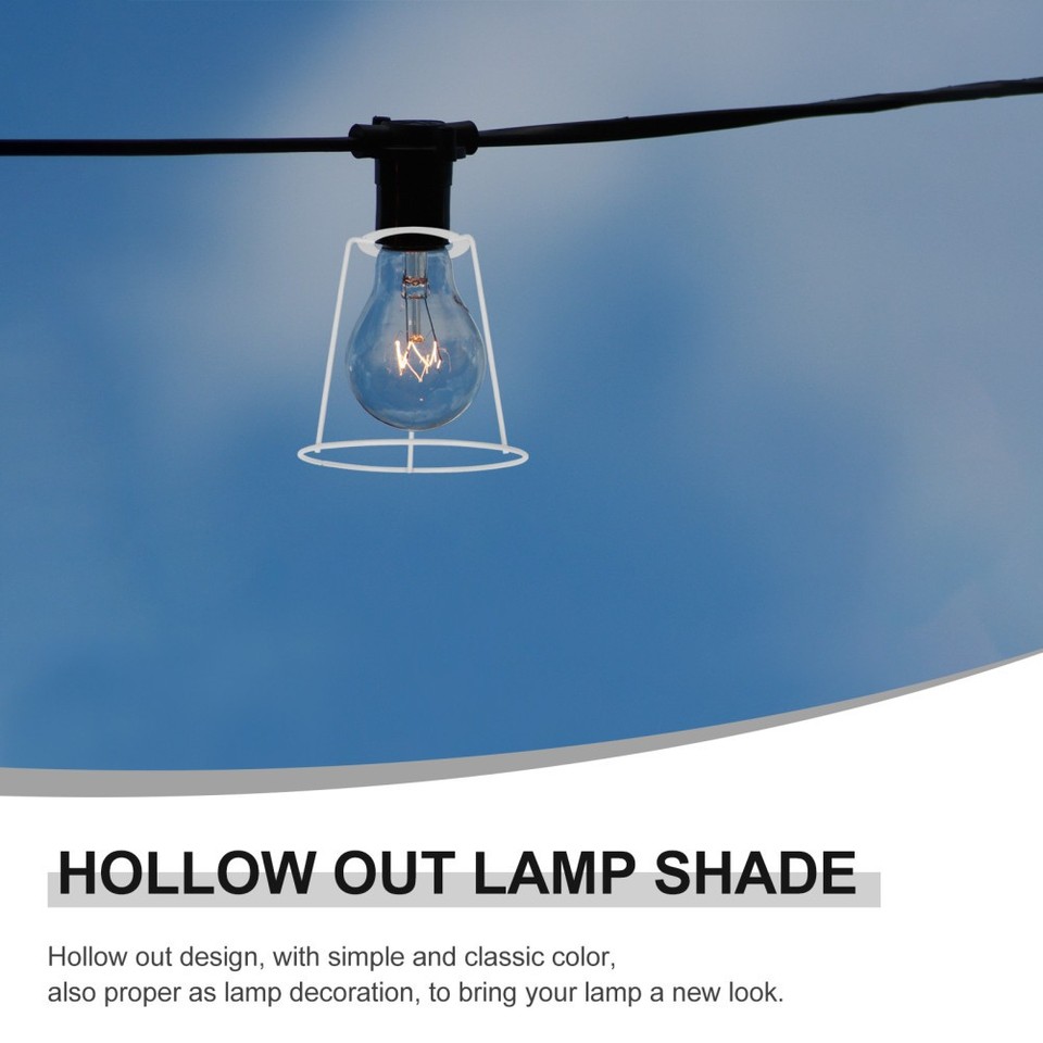 Lampshade Frame E27 Socket Diy Iron Wire Shade Lampshade Light Cage ...