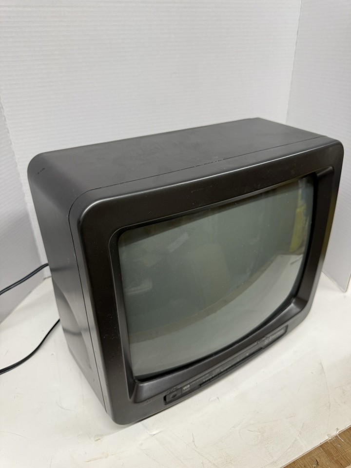 Emerson TC1375A 13" Retro Gaming CRT TV Coax Input, No Remote | eBay