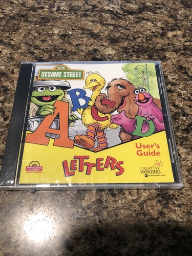 Sesame Street letters CD-Rom Creative Wonders for Windows 1995 | eBay