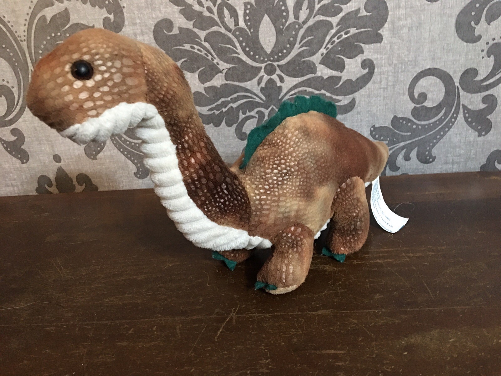 Walmart Brontosaurus Plush Dinosaur Brown Realistic Stuffed Animal Dino ...