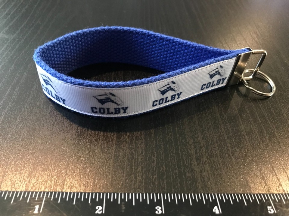 Colby College, Key Fobs, Key Chains, Wristlet, College, Wrist Lanyard ...