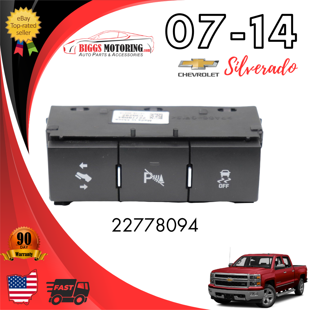 2007-2014 Chevy Silverado Dash Traction Control Switch 22778094 | eBay