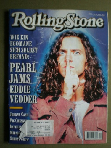 ROLLING STONE Magazin 12 Dezember 1996 Eddie Vedder Johnny Cash ...